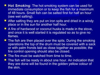 Principles of fish preservation and processing | PPT