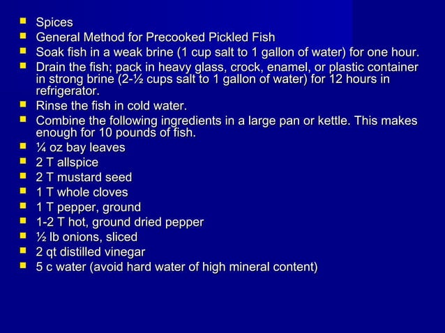 Principles of fish preservation and processing | PPT