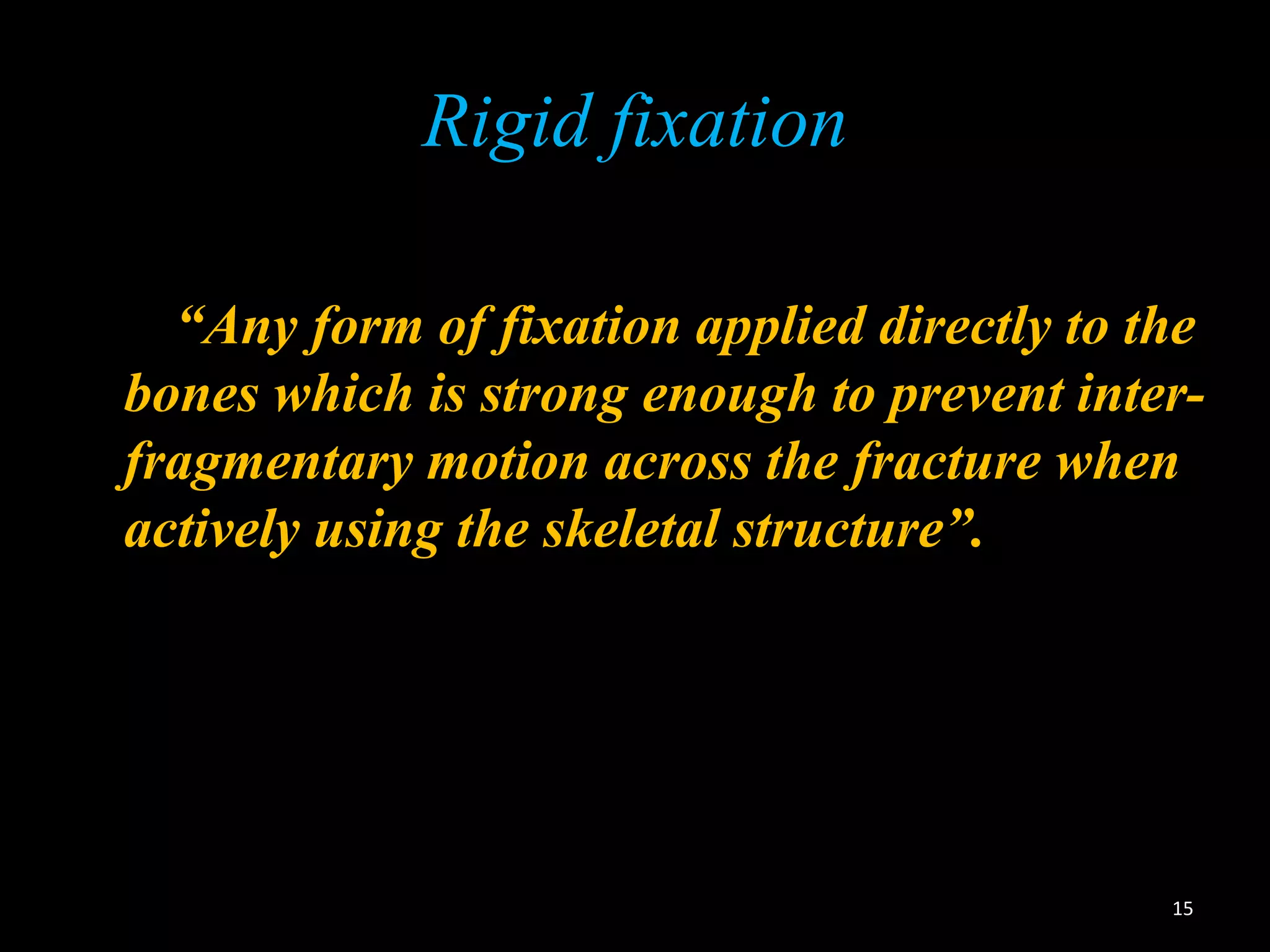 Principles of fixation and osteosynthesis in trauma | PPT