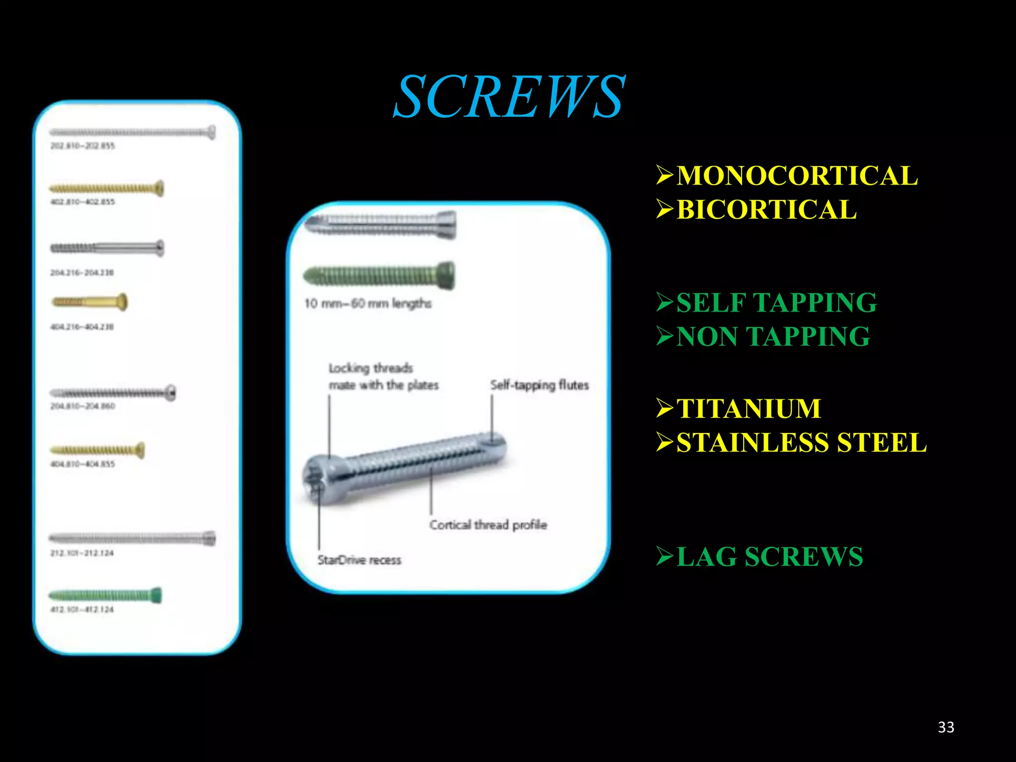 Principles of fixation and osteosynthesis in trauma | PPT