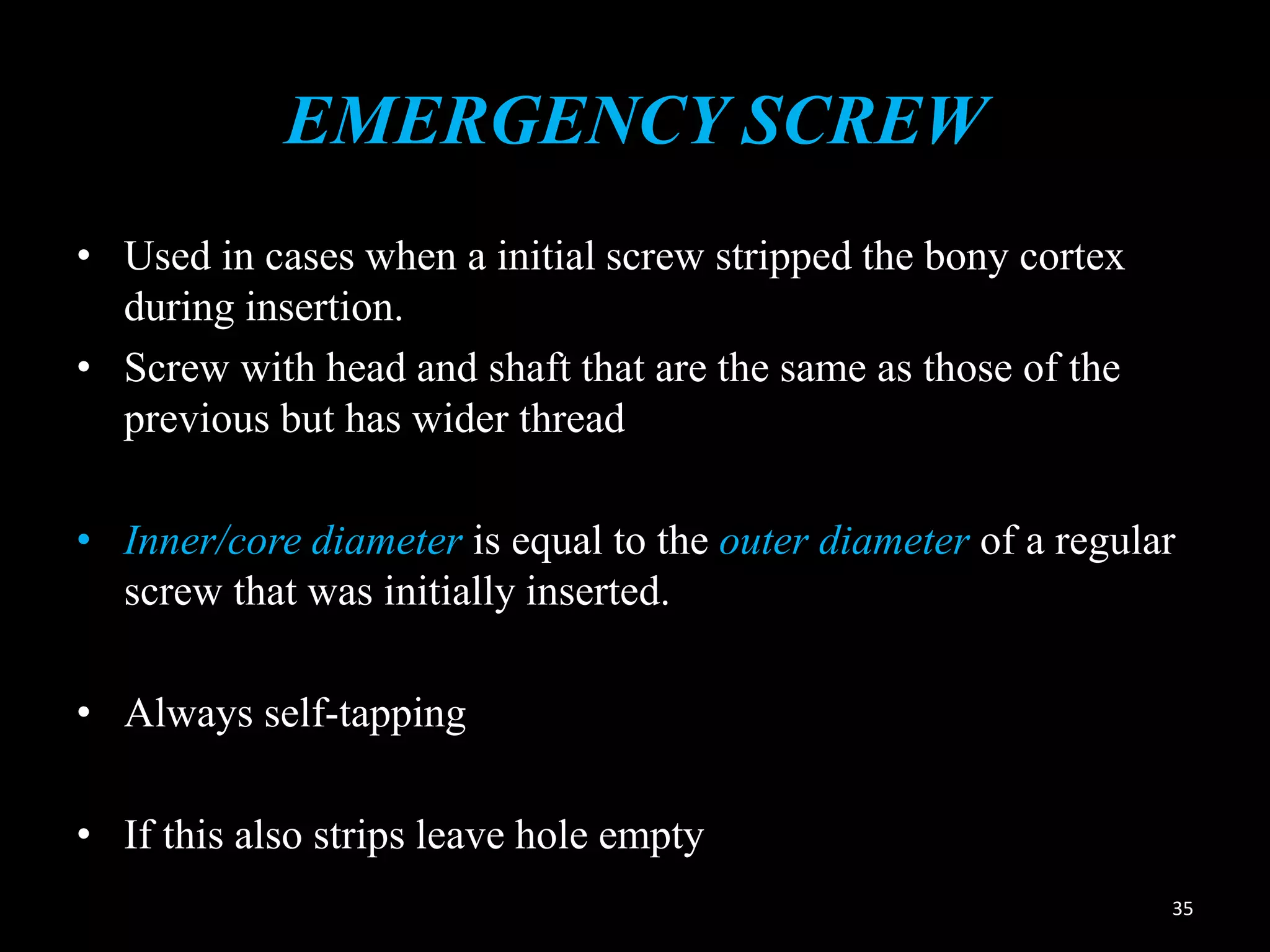 Principles of fixation and osteosynthesis in trauma | PPT