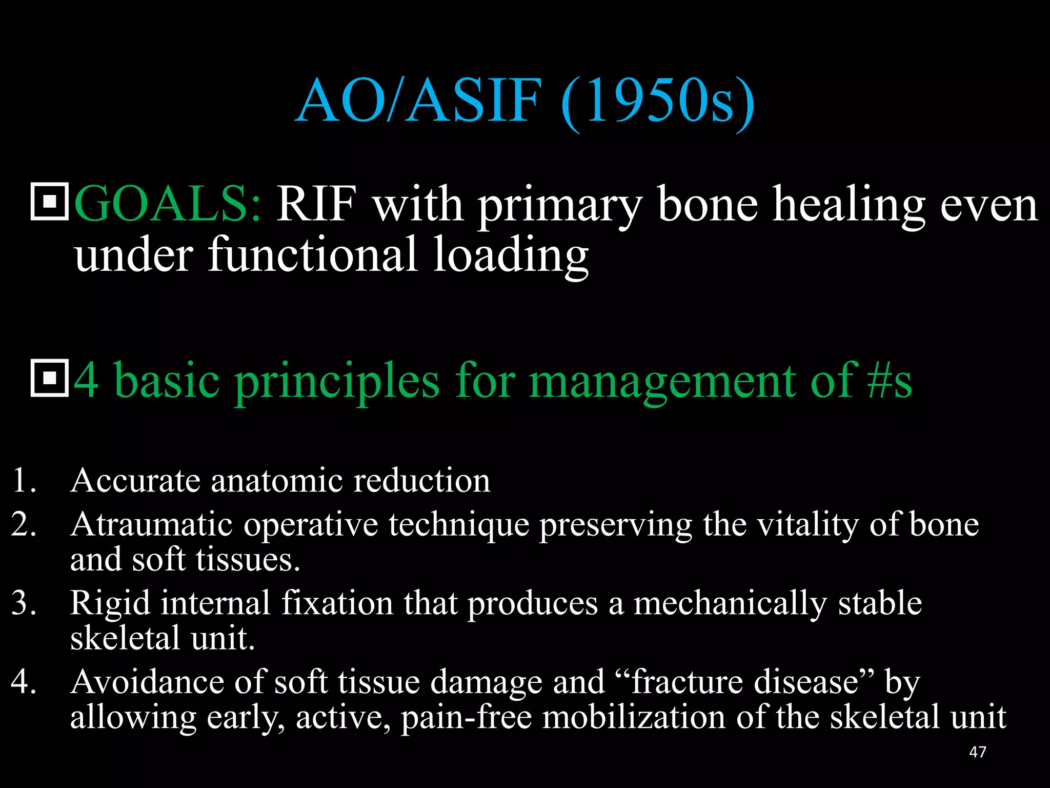 Principles of fixation and osteosynthesis in trauma | PPT