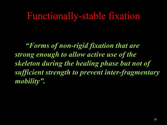 Principles of fixation and osteosynthesis in trauma | PPT
