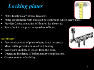 Principles of fixation and osteosynthesis in trauma | PPT