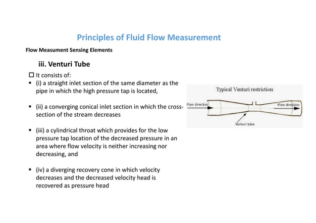 Principles of Fluid Flow Measurement.pdf | Physics | Science