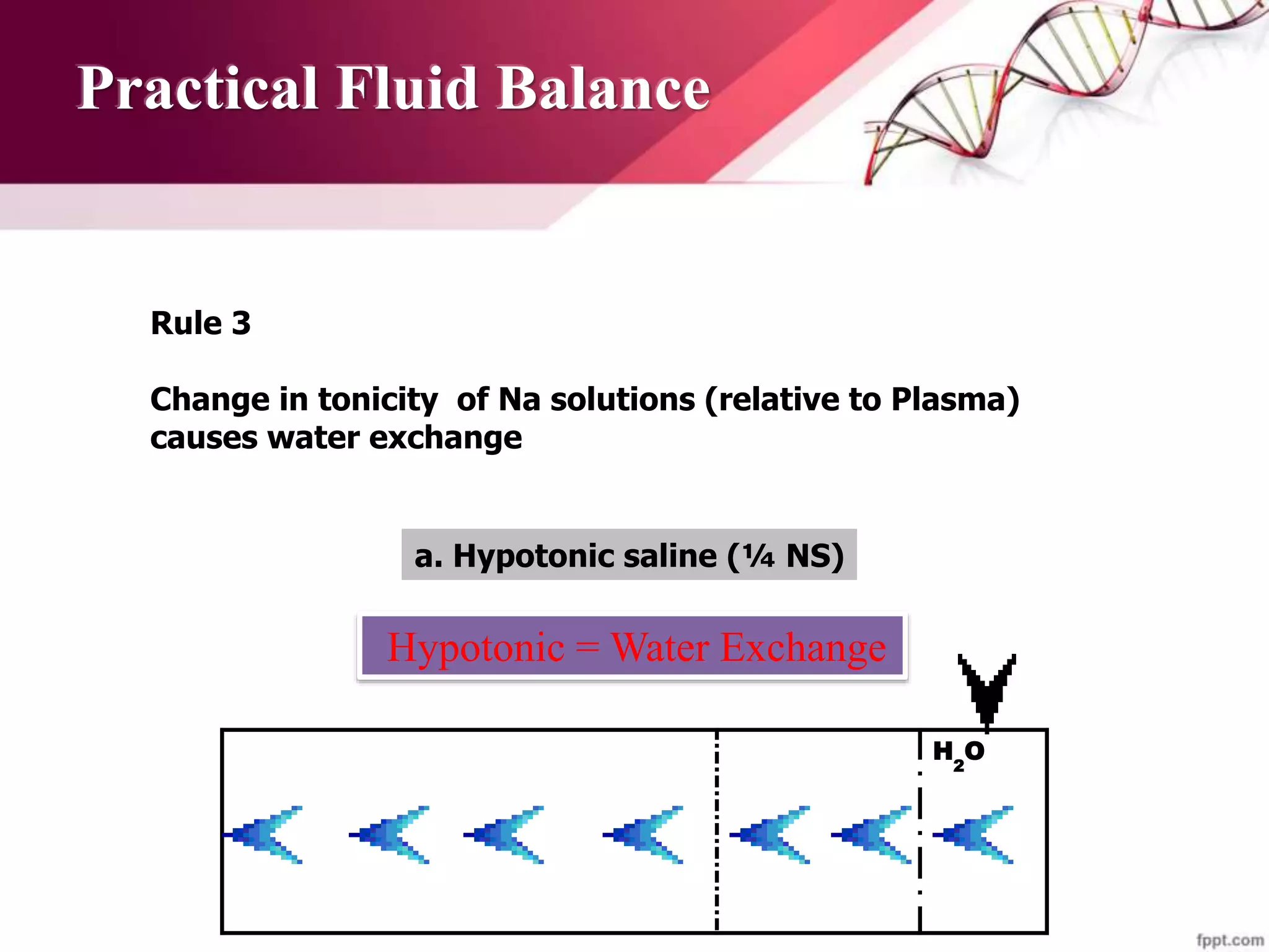Principles of fluid therapy | PPTX