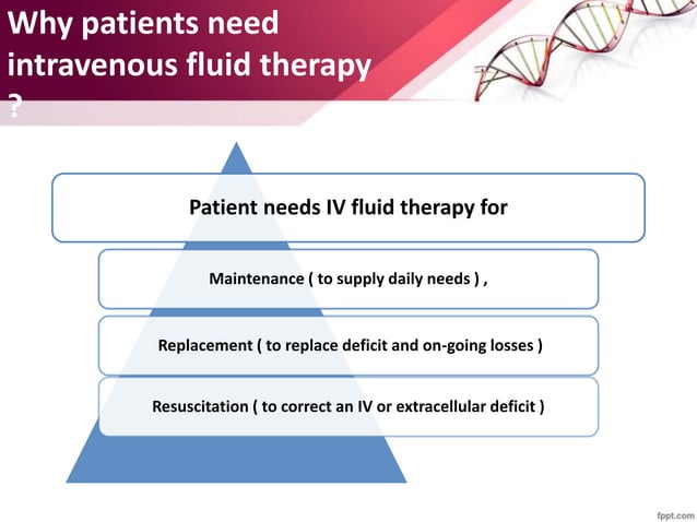 Principles of fluid therapy | PPTX