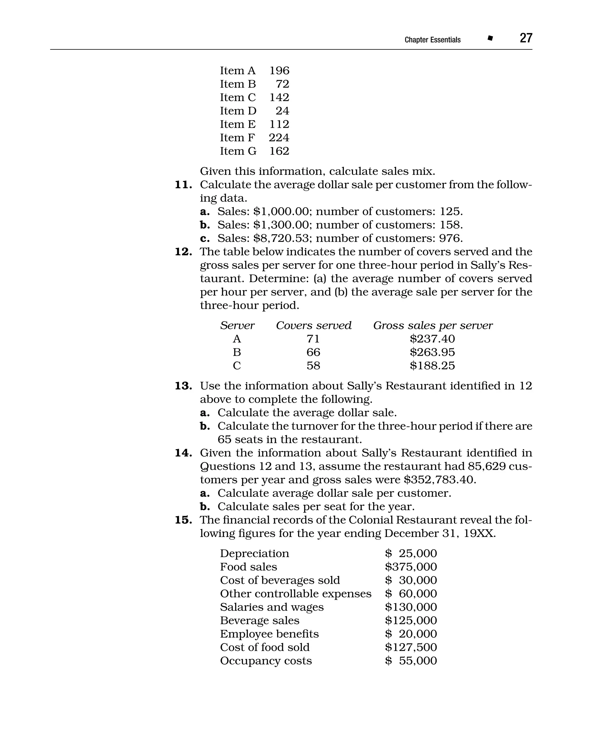 Principles of food beverage and labor cost controls | PDF