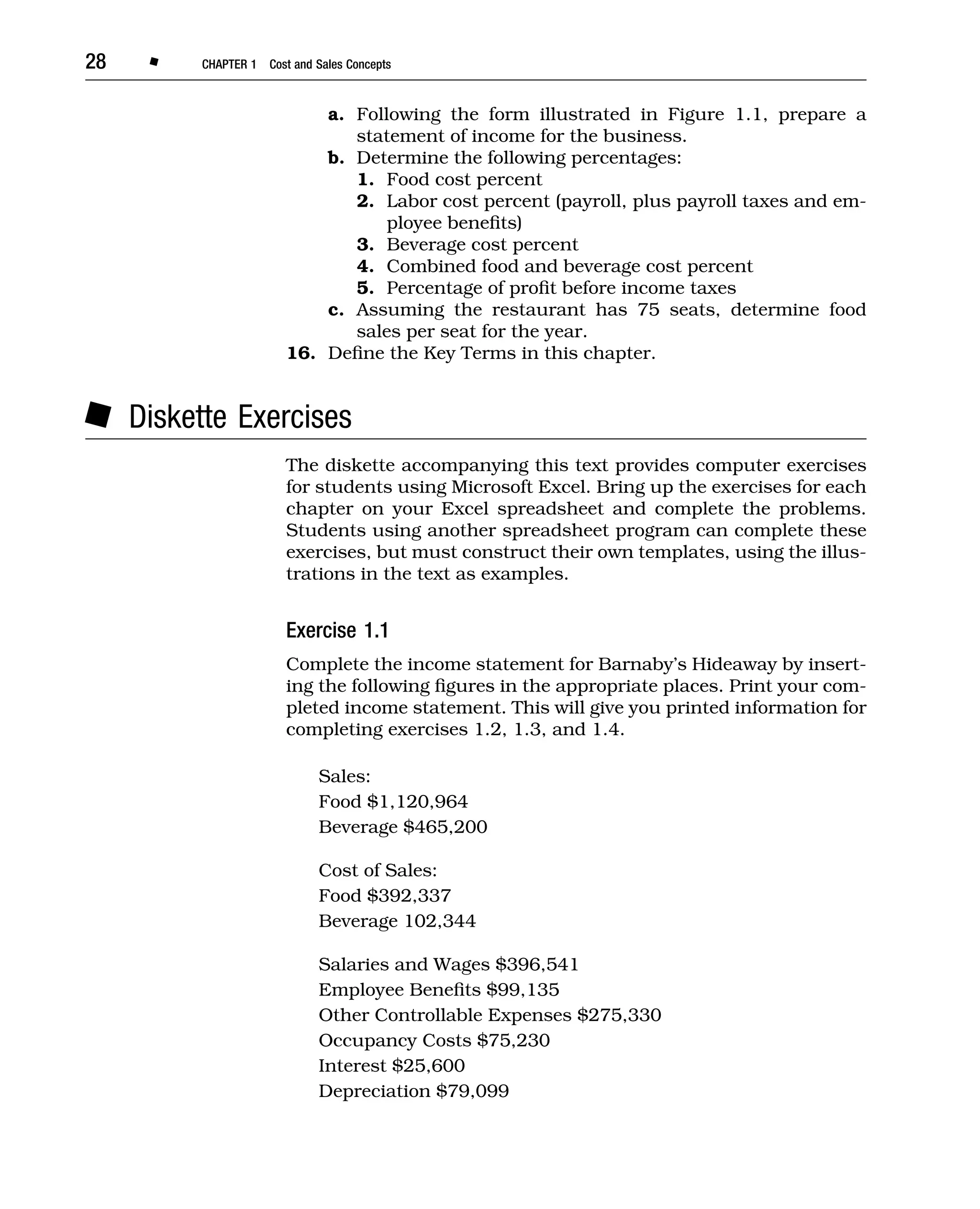 Principles of food beverage and labor cost controls | PDF