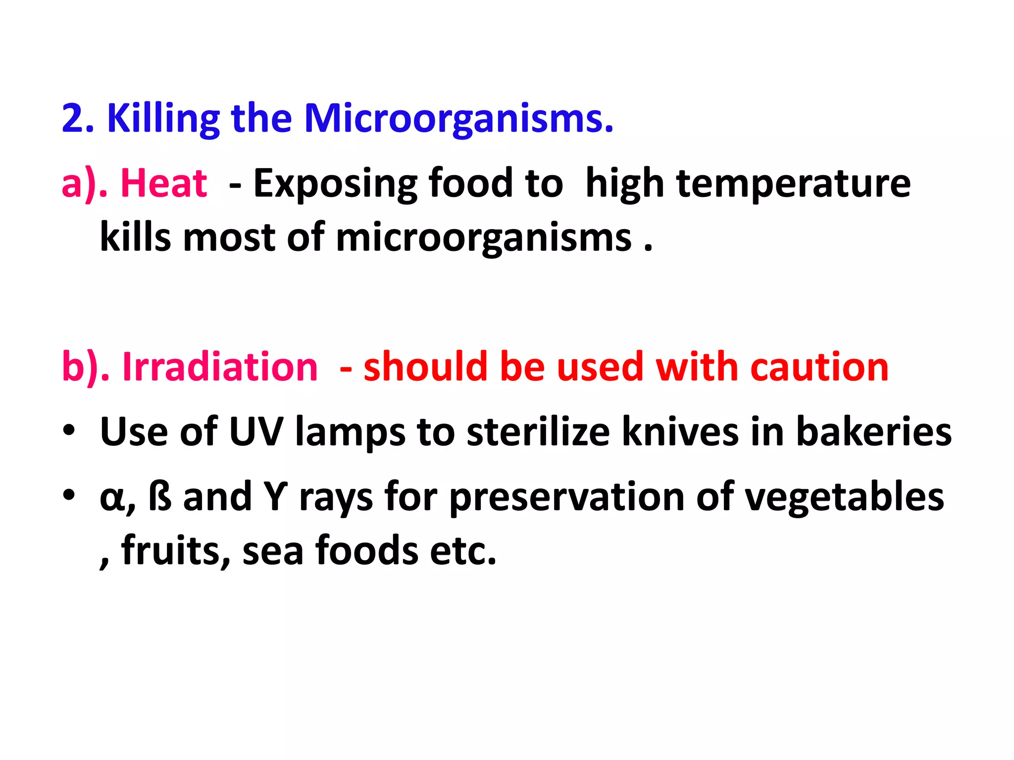 PRINCIPLES OF FOOD PRESERVATION SMG | PPTX