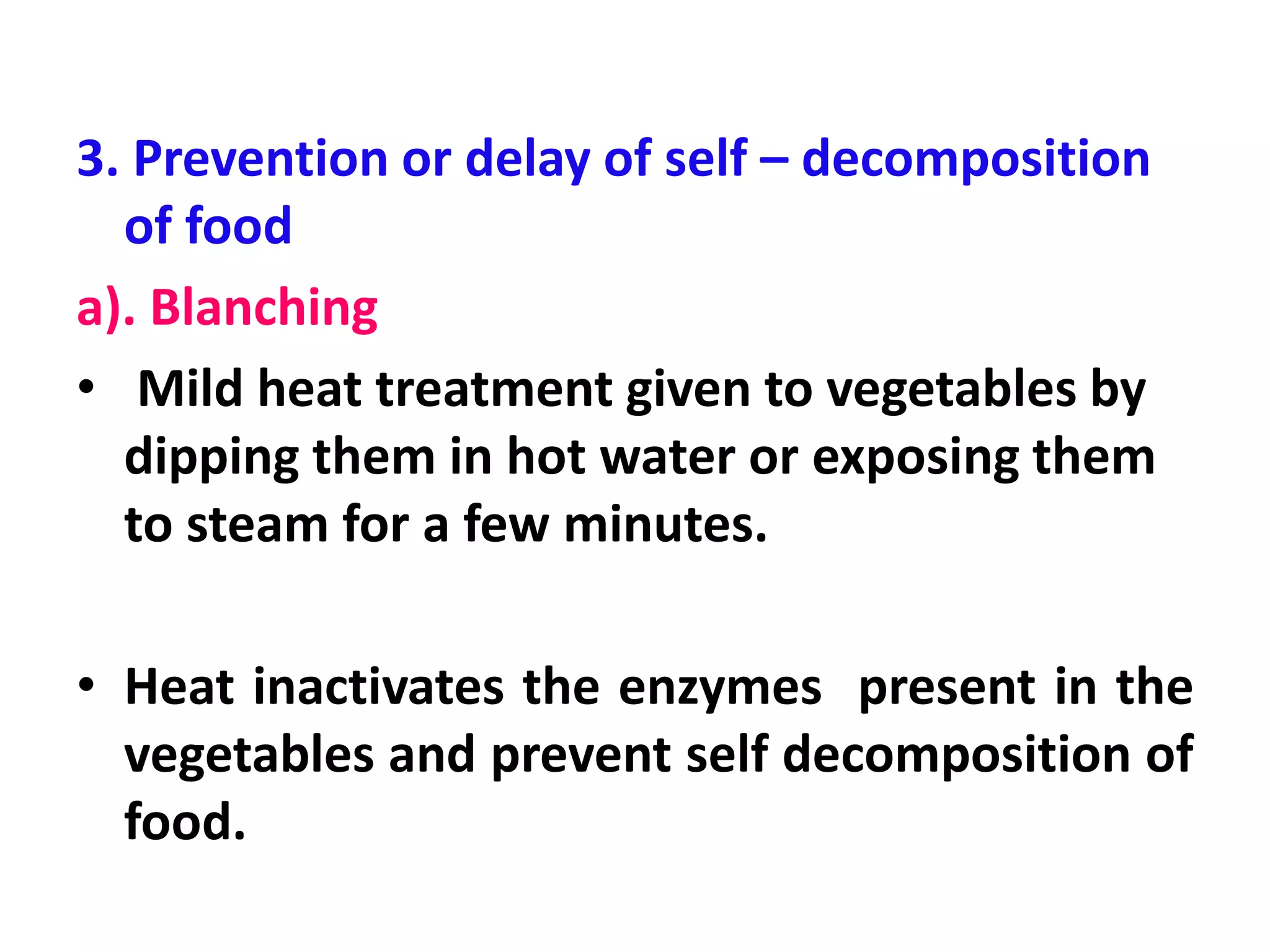 PRINCIPLES OF FOOD PRESERVATION SMG | PPTX