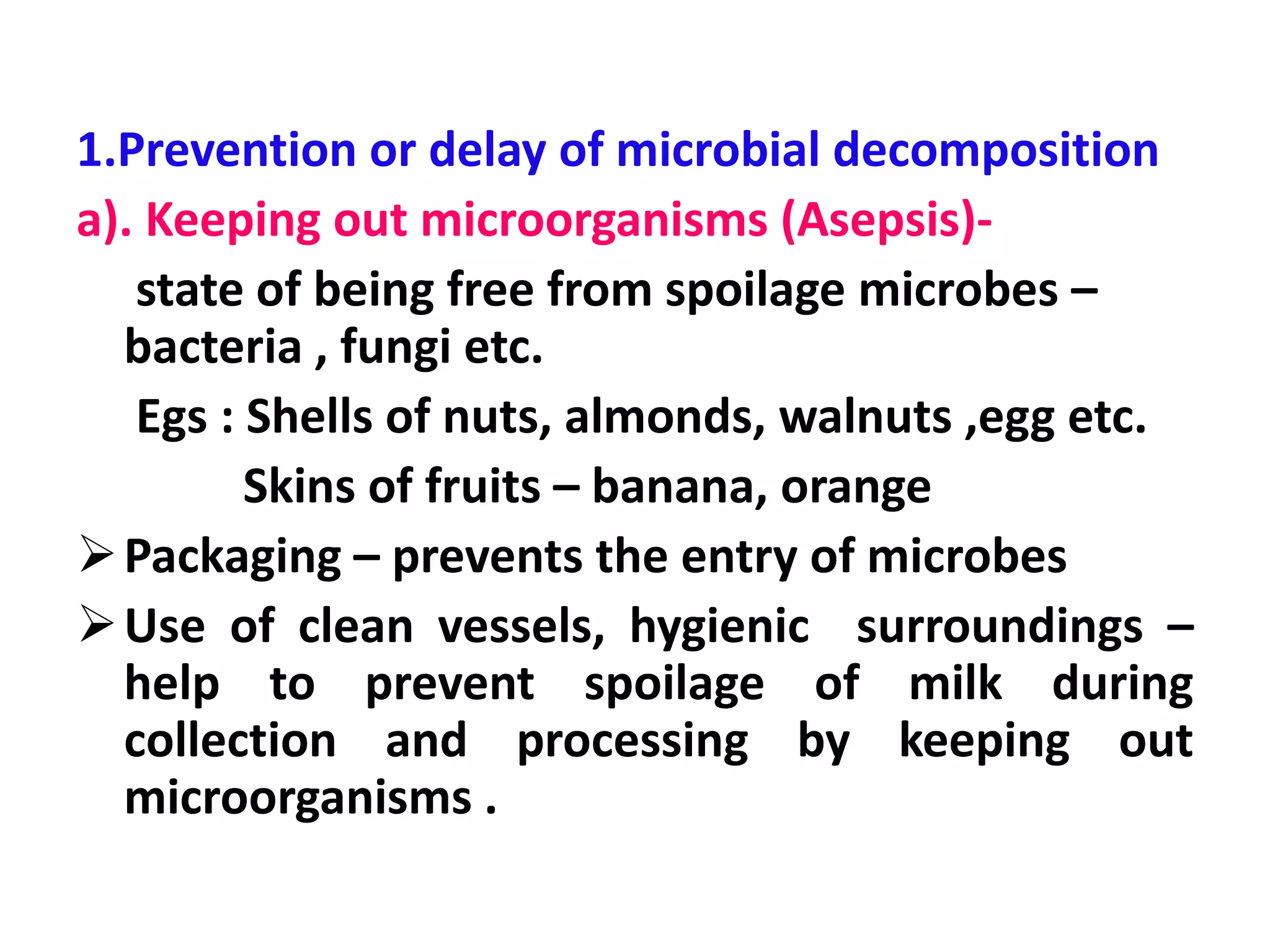 PRINCIPLES OF FOOD PRESERVATION SMG | PPTX