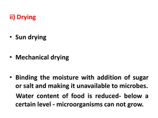 PRINCIPLES OF FOOD PRESERVATION SMG | PPTX