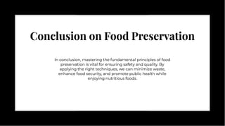 Principles of Food Preservation.pdf...... | PPT
