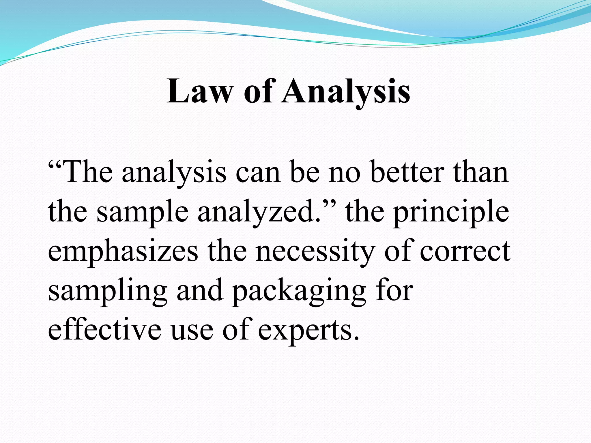 Principles of forensic science | PPTX