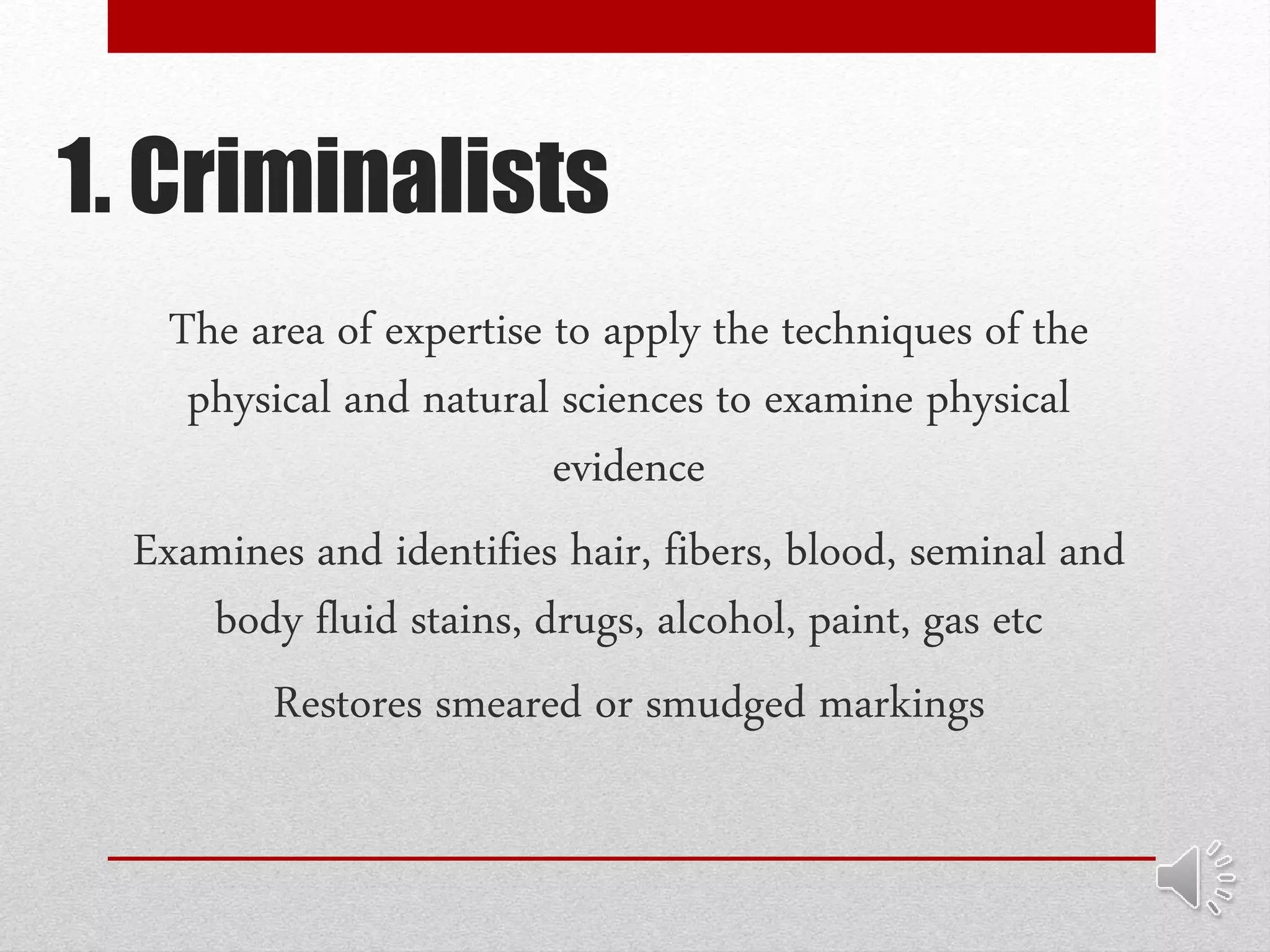 Principles of forensic science | PPTX