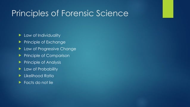 Principles of Forensic Science.pptx HEHEHE | PPTX