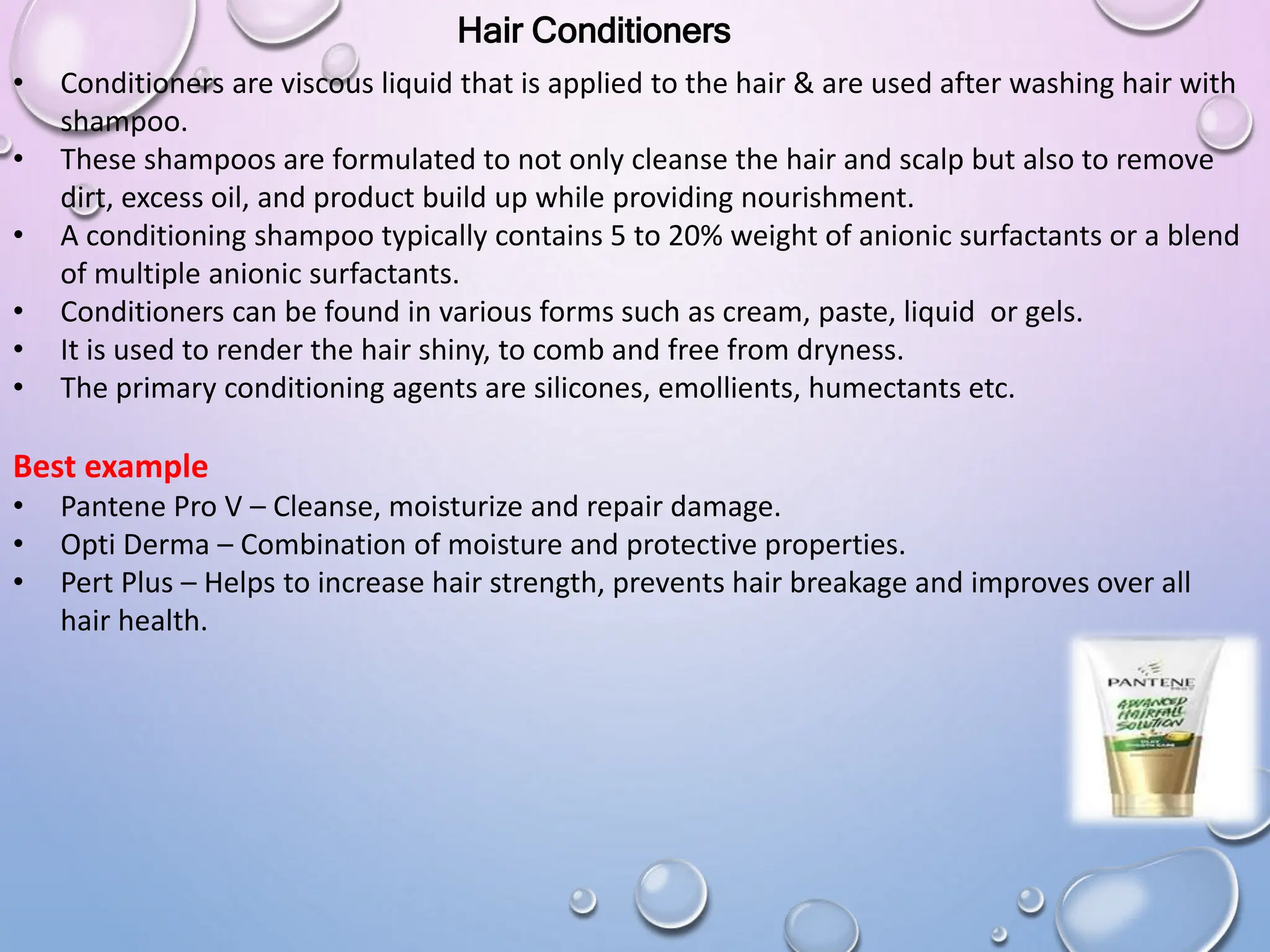 Principles & Formulation of Hair Care Products | PPTX