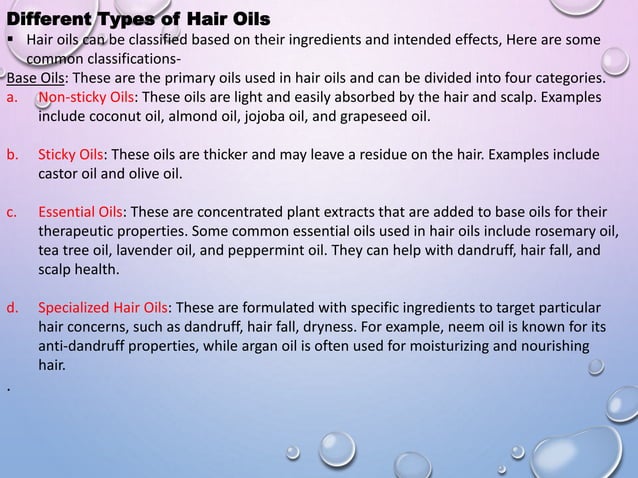 Principles & Formulation of Hair Care Products | PPTX