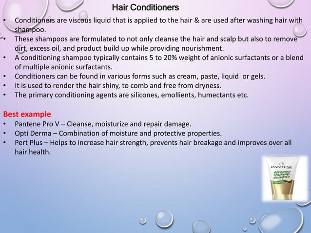 Principles & Formulation of Hair Care Products | PPTX
