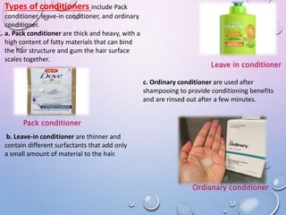 Principles & Formulation of Hair Care Products | PPTX