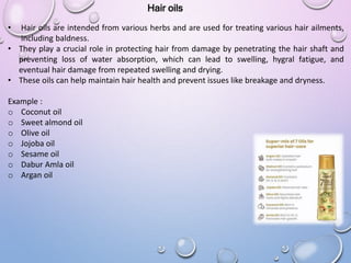 Principles & Formulation of Hair Care Products | PPTX