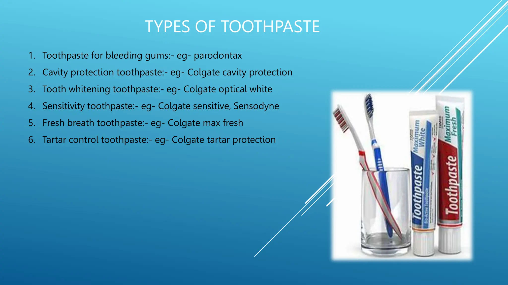 Principles of formulation of oral care products .pptx