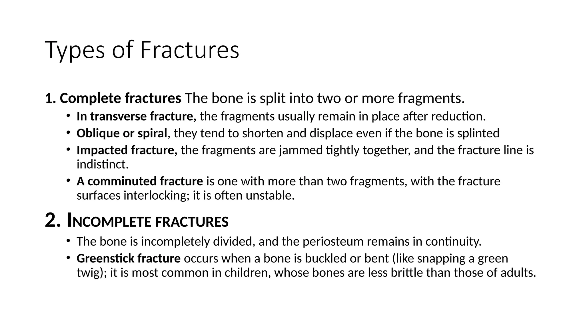 Principles of Fractures in orthopaedic surgery | PPT