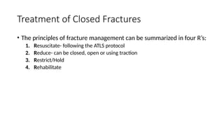 Principles of Fractures in orthopaedic surgery | PPT
