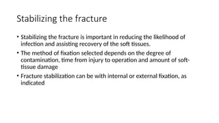 Principles of Fractures in orthopaedic surgery | PPT