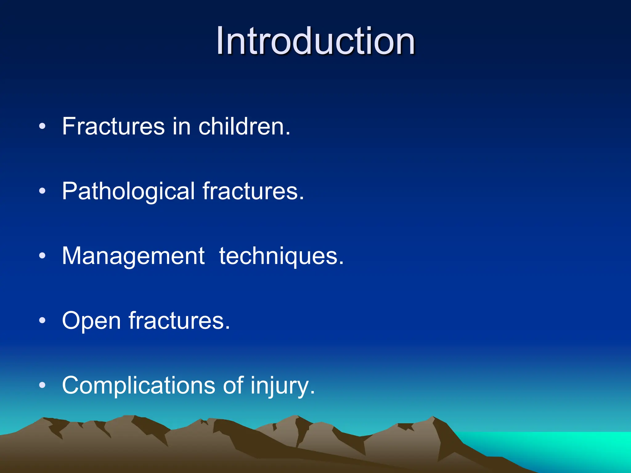 Principles of fractures on orthopedic field | PPT