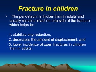 Principles of fractures on orthopedic field | PPT