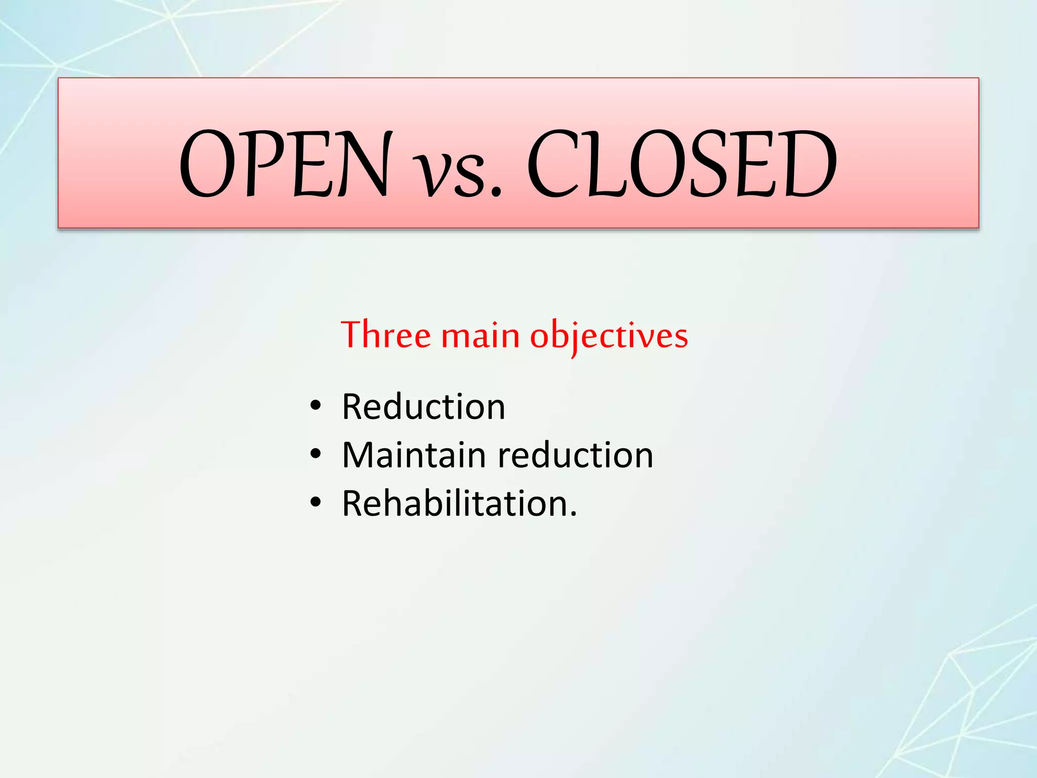 Principles of fractures management | PPTX