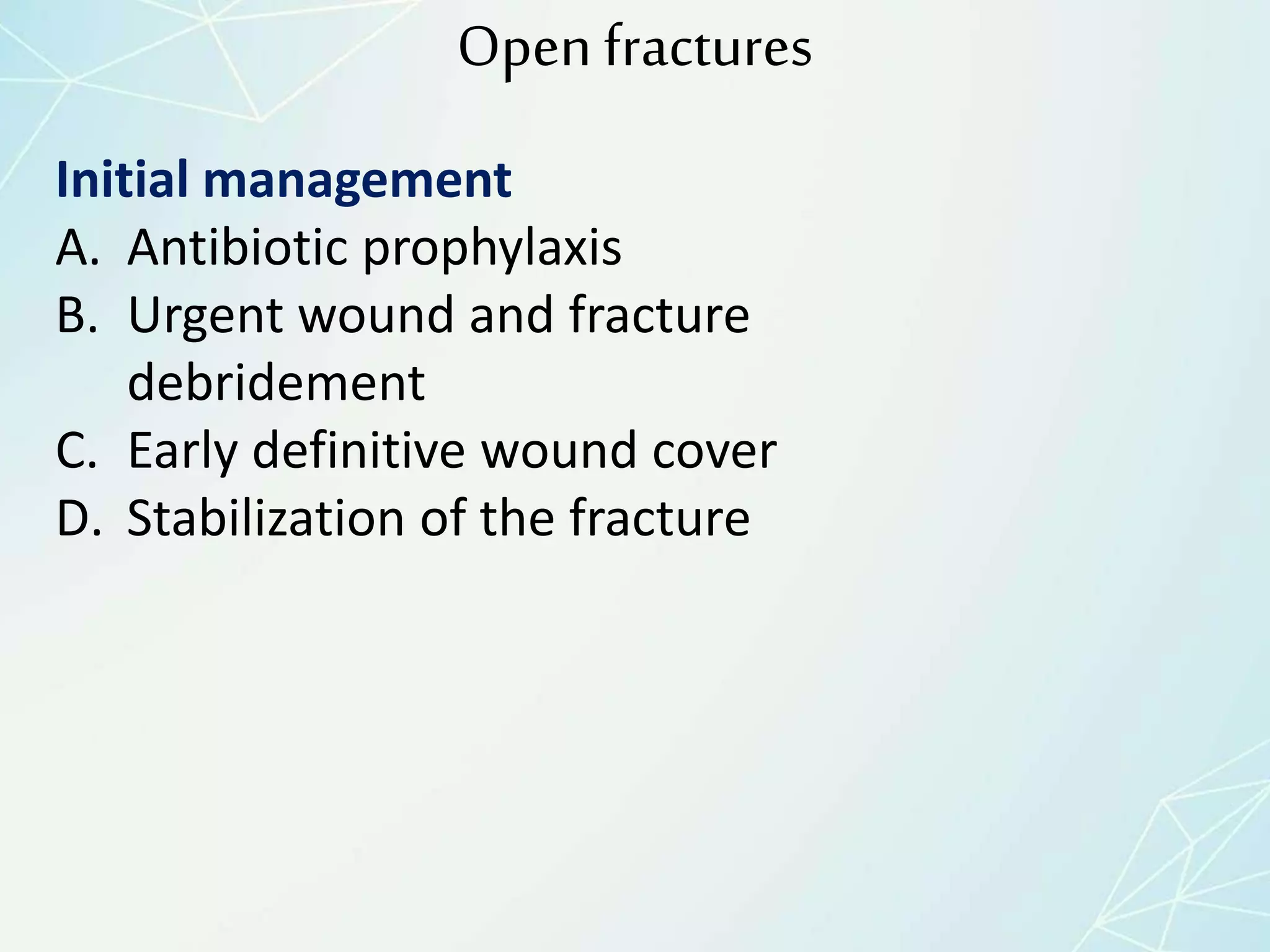 Principles of fractures management | PPTX