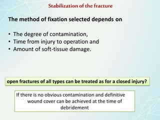 Principles of fractures management | PPTX