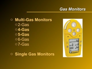 Principles of Gas Detection - Gas Monitors | PPT