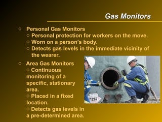 Principles of Gas Detection - Gas Monitors | PPT