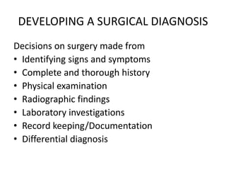 Principles of general surgery | PPTX