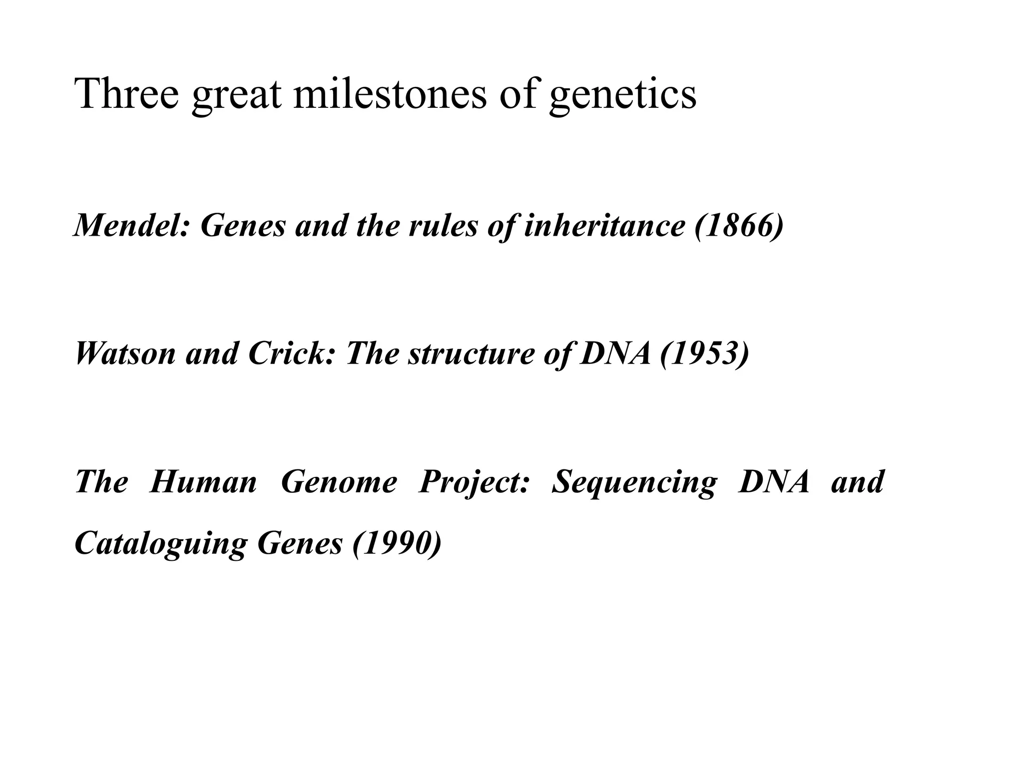 Principles of genetics | PPTX
