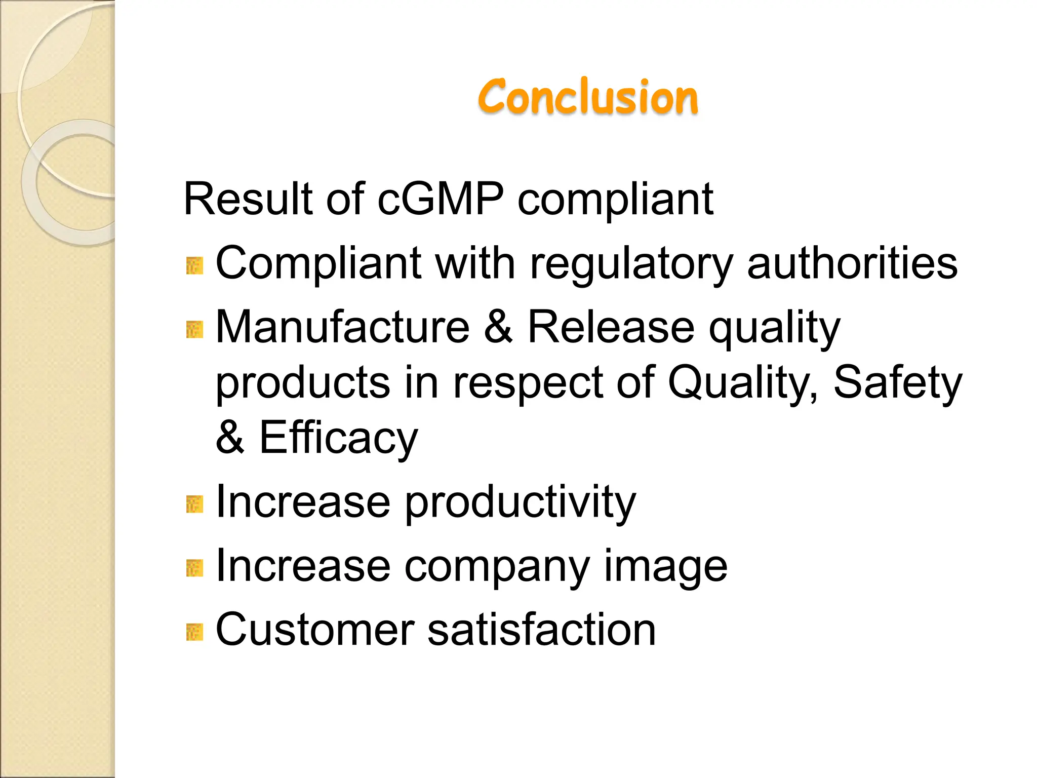 Principles of GMP Training Module Program | PPT