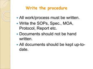 Principles of GMP Training Module Program | PPT