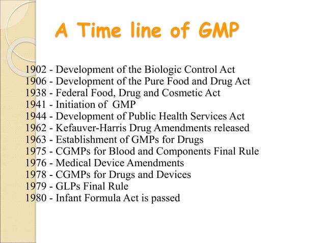 Principles of GMP Training Module Program | PPT | Manufacturing ...