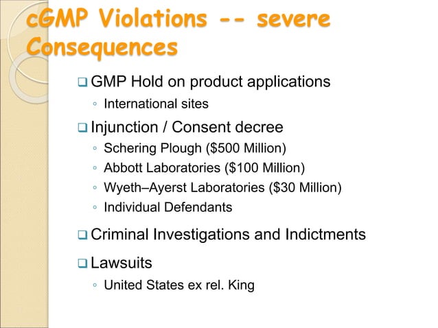 Principles of GMP Training Module Program | PPT | Manufacturing ...