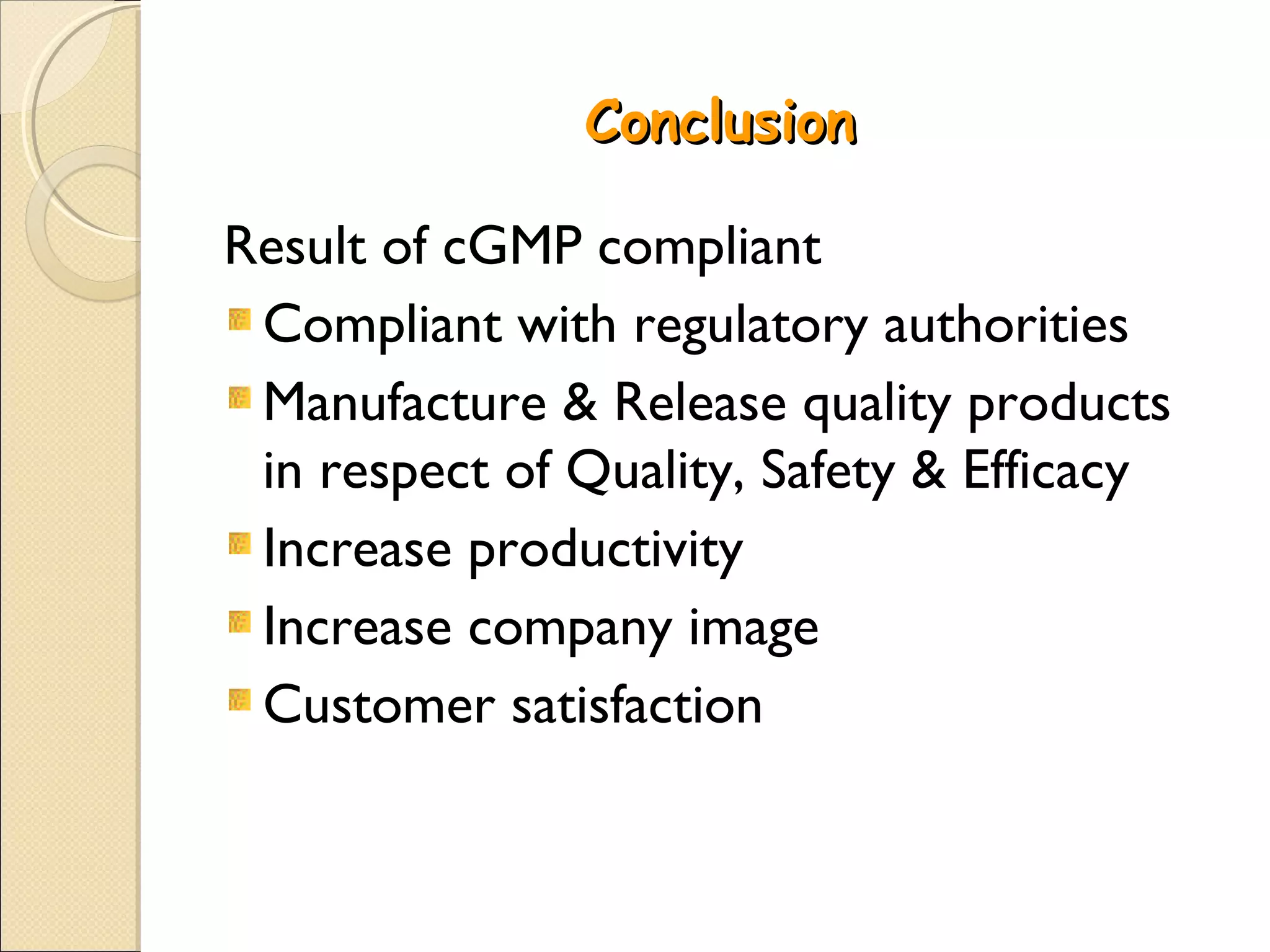 Principles of gmp | PPT