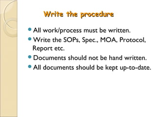 Principles of gmp | PPT