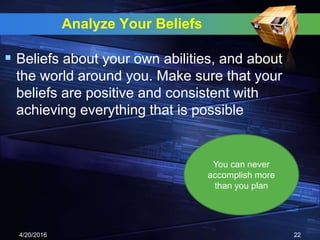 Principles of goal setting | PPTX