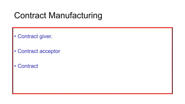 Principles of good manufacturing practice | PPTX