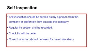 Principles of good manufacturing practice | PPTX