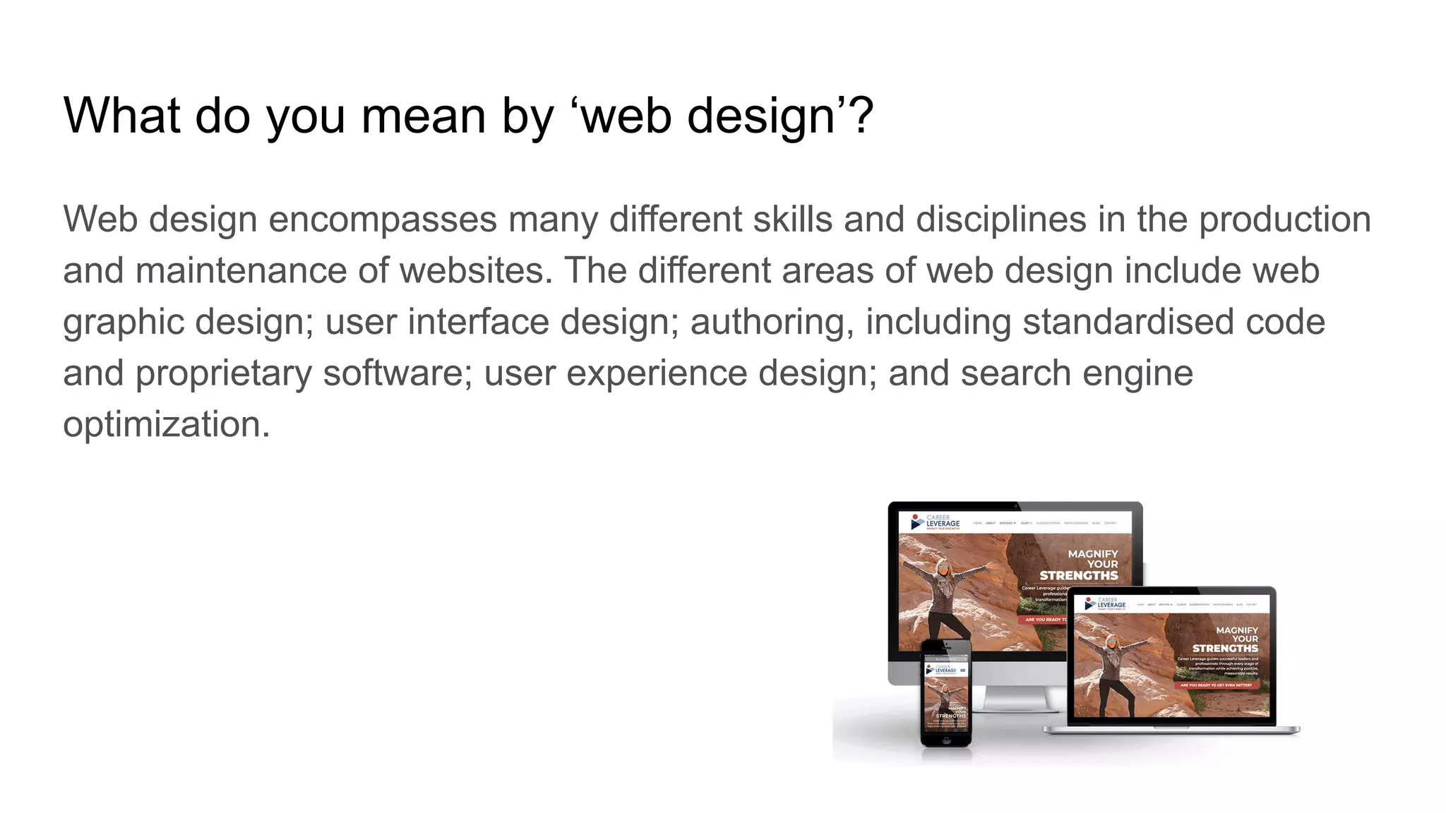 Principles of good website design | PDF