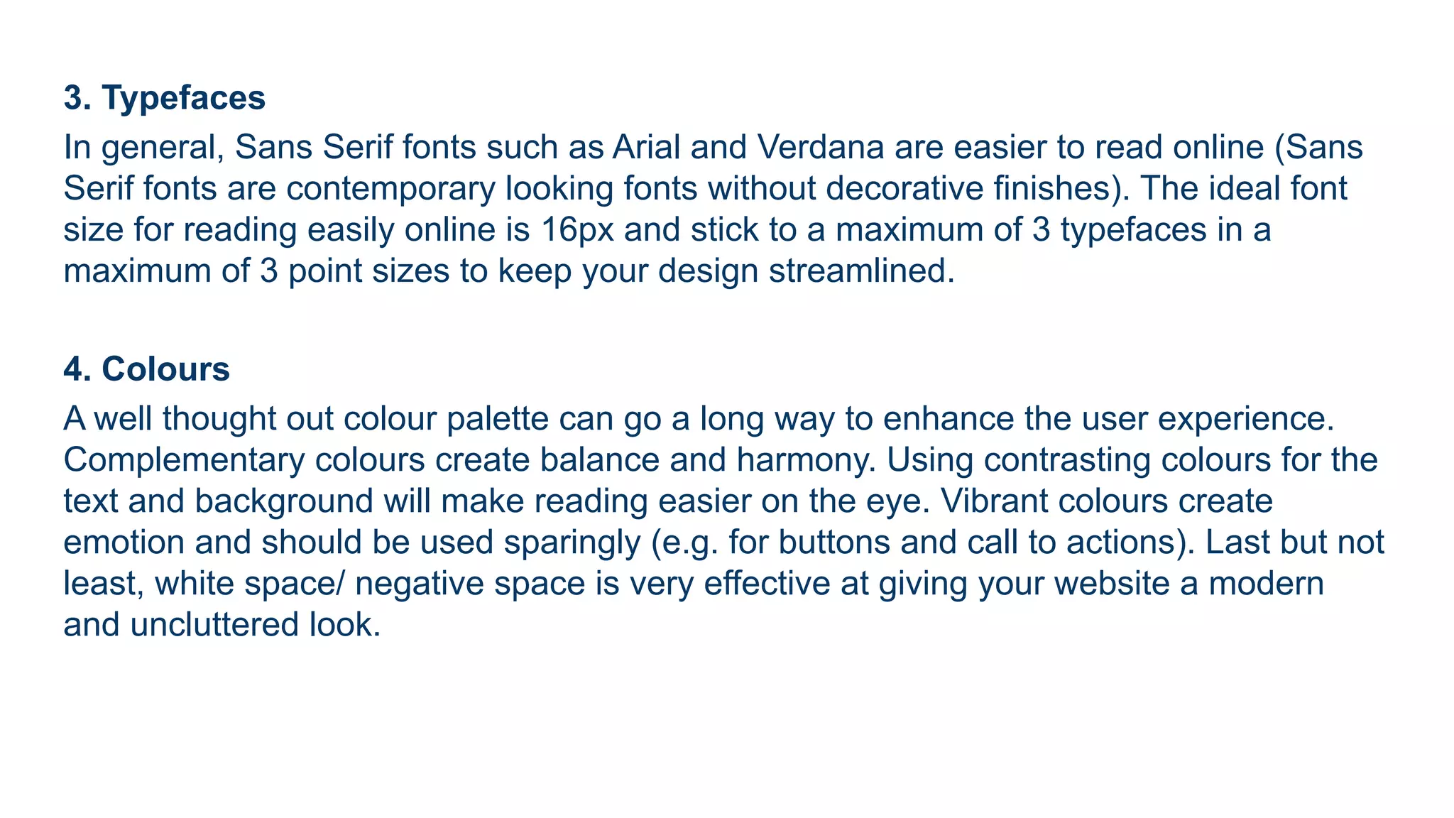 Principles of good website design | PDF